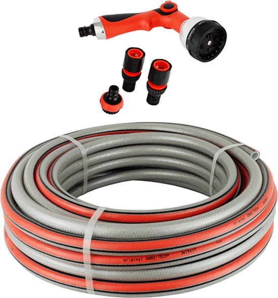 Waterslang SET - 1/2" - rollengte 20 mtr - incl. waterpistool ...