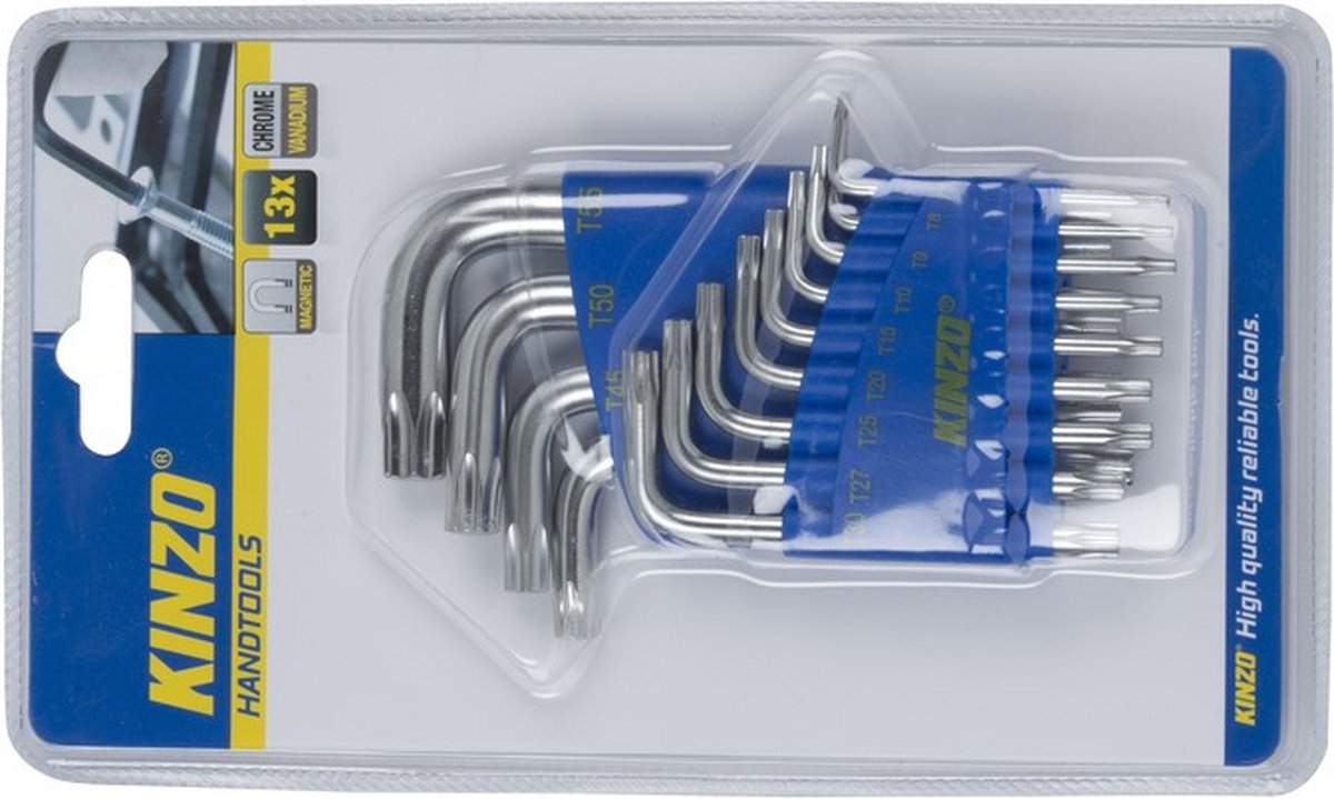 Inbussleutels torxschroeven vorm set 13-delig - Inbus/torx hex key ...
