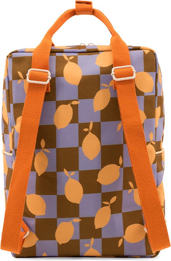 Sticky Lemon backpack large | farmhouse | checkerboard | lemons | bol.com
