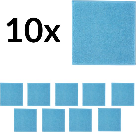 Funnies Spuugdoeken 10-pack | Blauw | 30x30cm | Set Van 10 Stuks ...