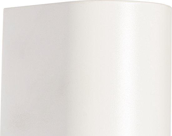 QAZQA baleno - Moderne Wandlamp voor buiten - 2 lichts - D 9.2 cm - Wit ...