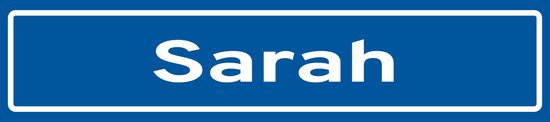 Fotofabriek Straatnaambord Sarah | Straatnaambord met naam | Cadeau ...