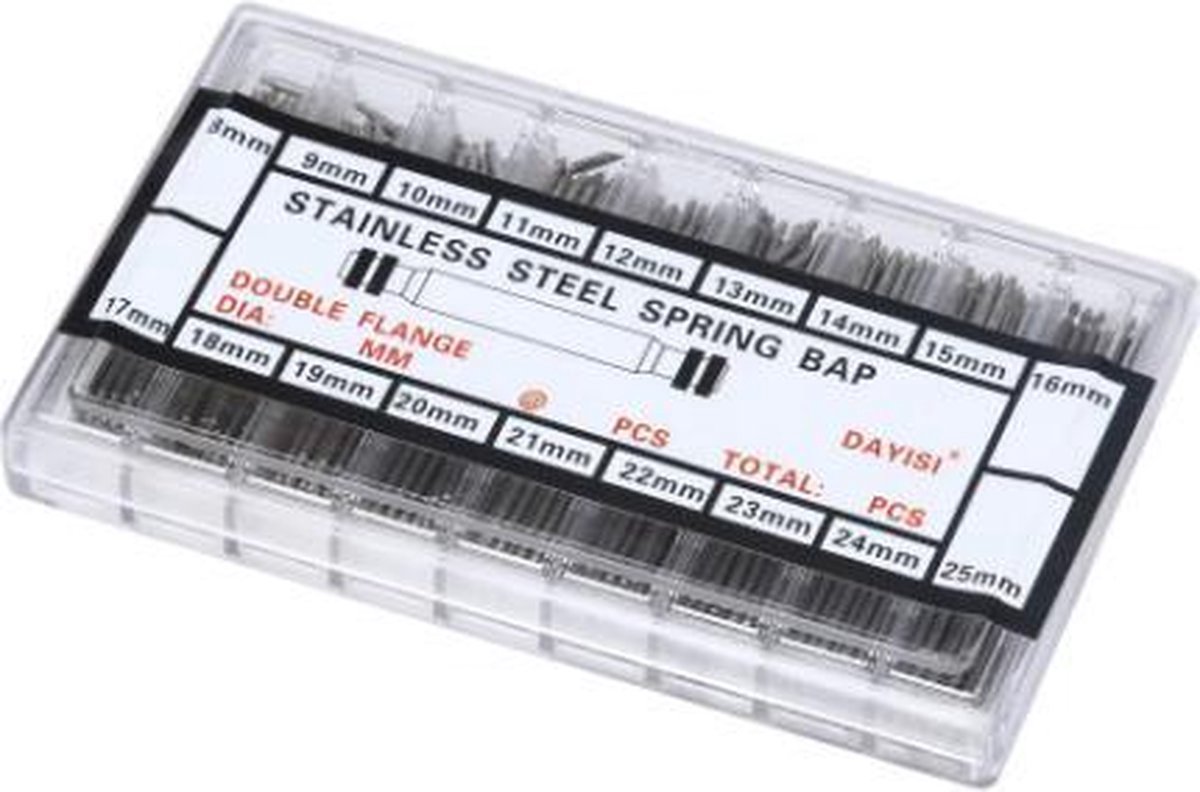 Professionele Set Horloge Pinnetjes / Pinnen - Van 8 t/m 25 mm ...