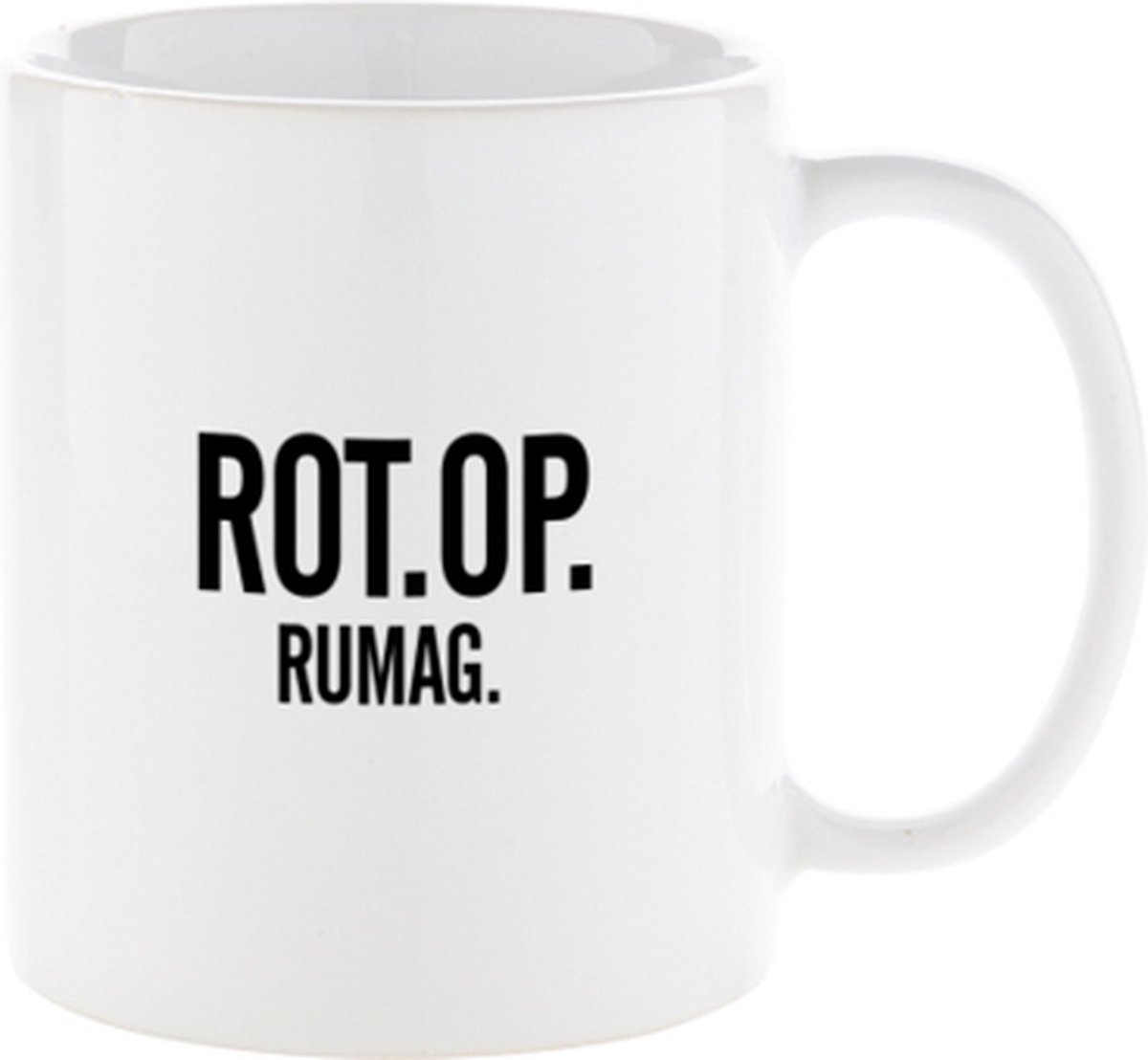 RUMAG Mok - Rot op - Mok met grappige leuke tekst | bol