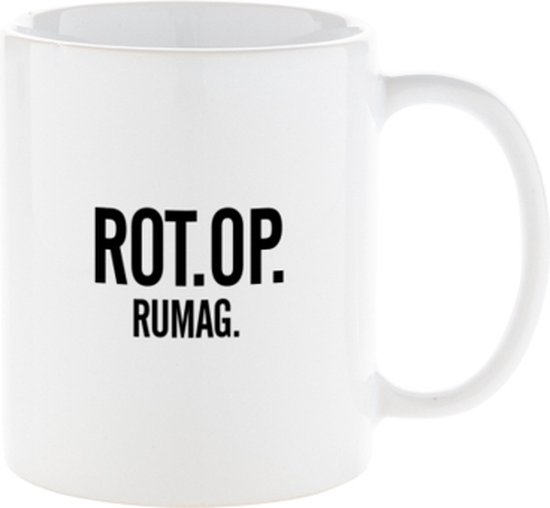 RUMAG Mok - Rot op - Mok met grappige leuke tekst | bol