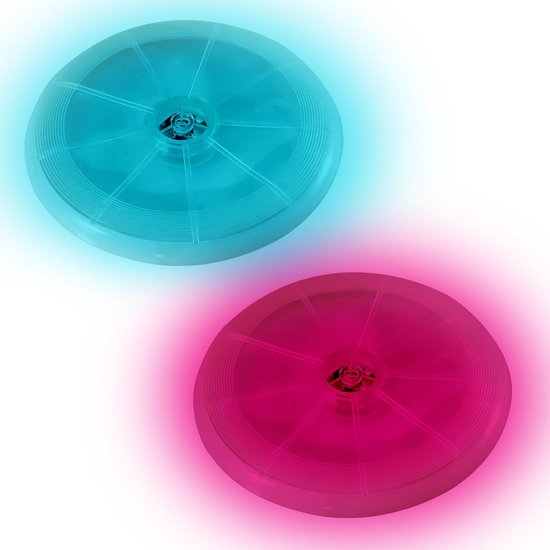 Pets Frisbee Toy met LED - blauw | bol