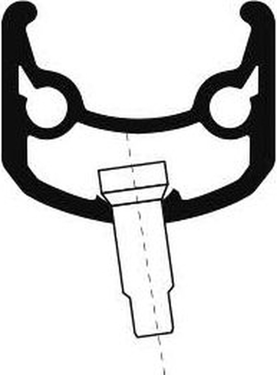 Velg Ryde Andra 40 27.5 650B / 584 x 25C aluminium 36 gaats 14G - zwart geslepen | bol