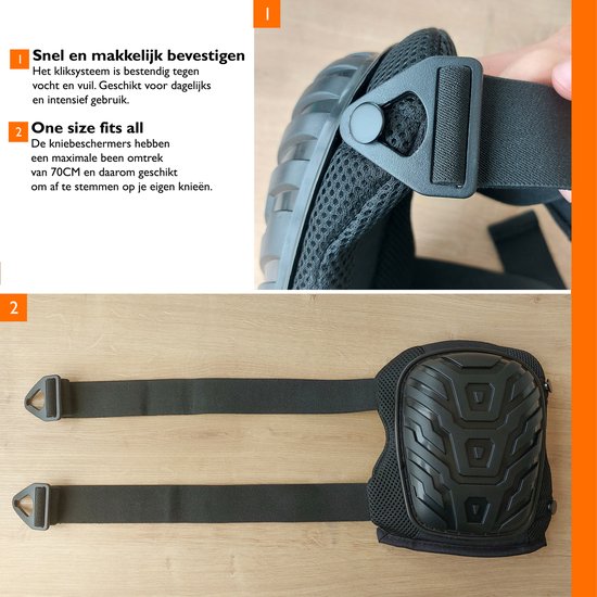 Simple Fix - Kniebeschermers volwassenen - klussen | bol.com
