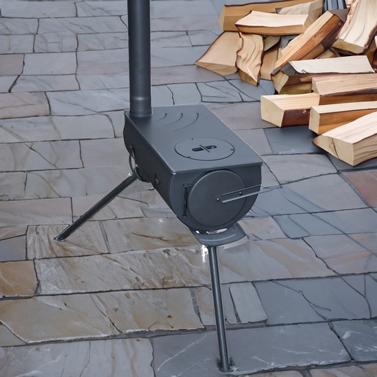 Shall Multifunctionele Houtkachel | 46 x 25 x 22 cm | Ideaal voor ...