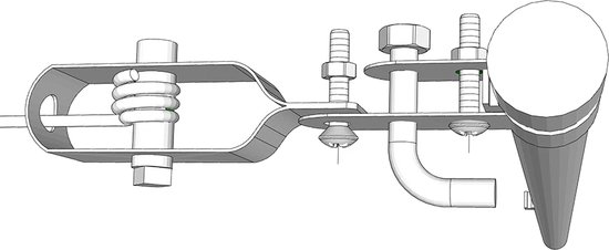 Draadspanners 3 stuks voor 34mm paal | bol.com