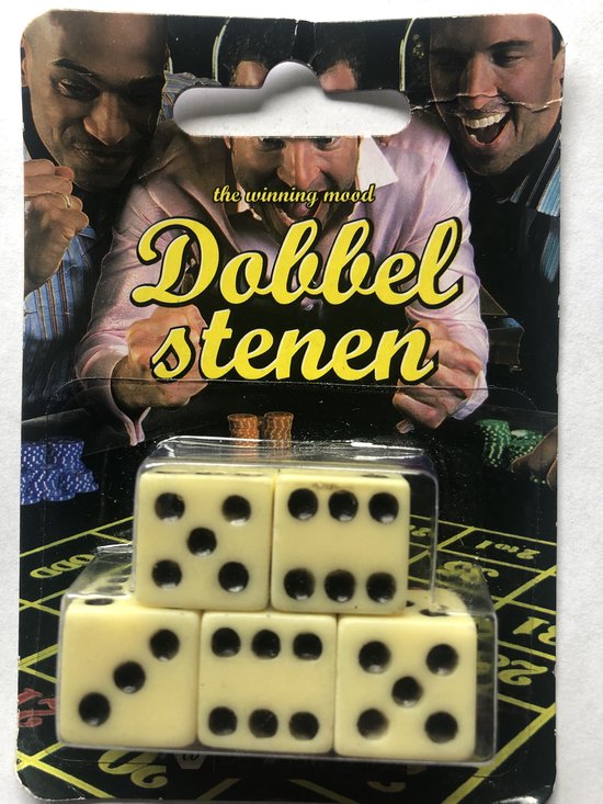 Dobbelstenen set 5 stuks - Dobbelen - dobbelsteen | bol