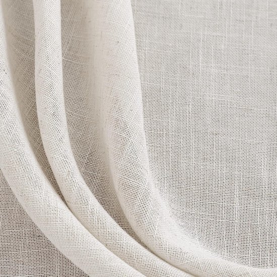 Linnen gordijnen met oogjes, halftransparant linnen gordijn, voile ...