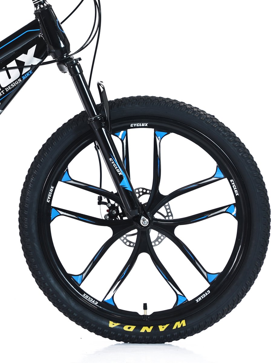 Cyclux Road Bike Jongensfiets Mtb 24 Inch 21 Speed Shimano Blauw | bol.com