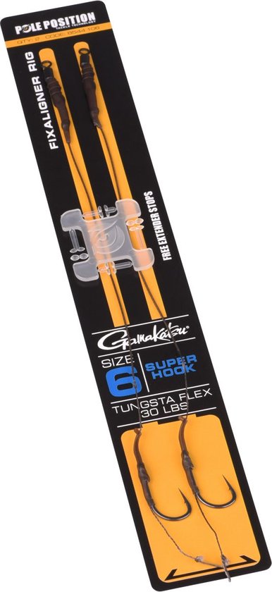 Superhook Fixaligner Rig Barbed Pole Position Karper Onderlijn | bol