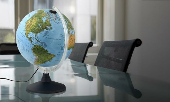 Wereldbol verlicht Ø30cm - wereldbol kinderen - topografie ...