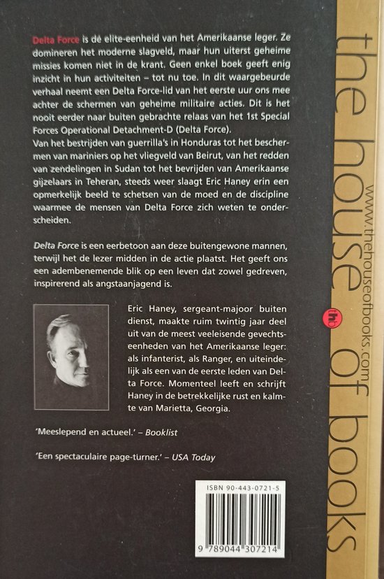 DELTA FORCE, Eric Haney. | 9789044307214 | Boeken | bol