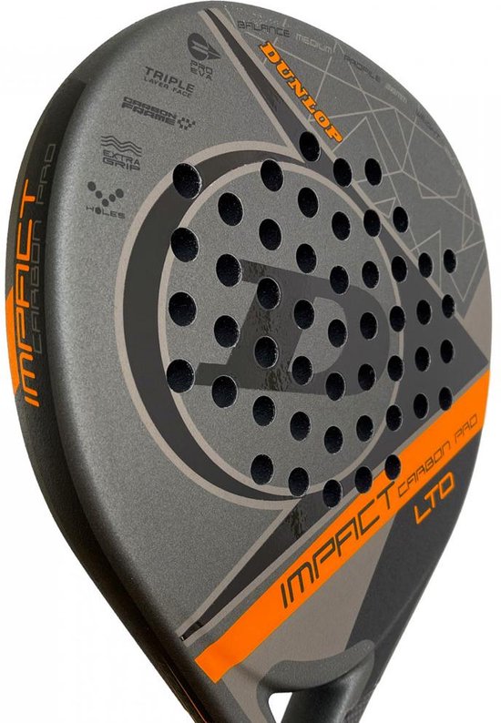 Dunlop Impact Carbon Pro LTD Orange Padel Racket | bol.com