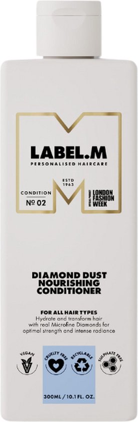 Label. M Diamond Dust Nourishing Conditioner - 300ml - Conditioner voor ...