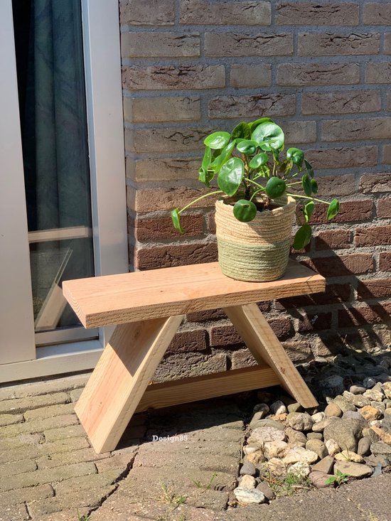 Design85 houten bankje - douglas hout - 50cm breed | bol