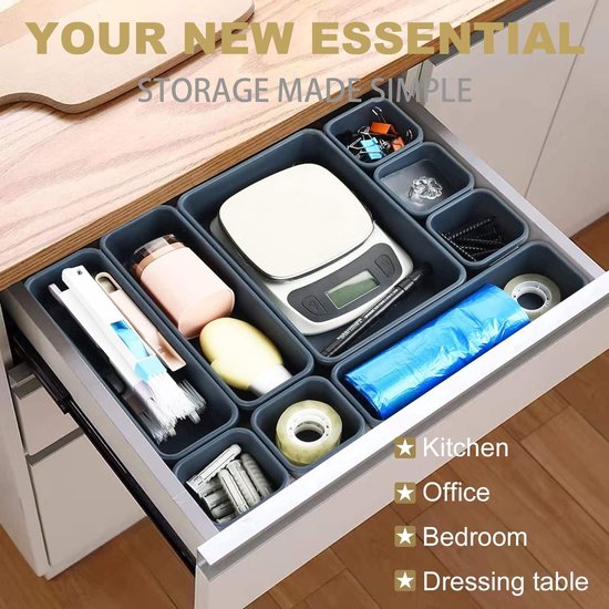 Lade-organizer 22 stuks Lade-organizersysteem Keuken Bureau-organizer ...