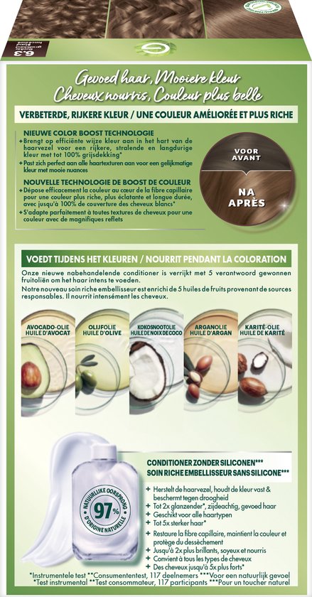 Garnier Nutrisse Ultra Crème 6.3 Donker Goudblond - Intens voedende ...