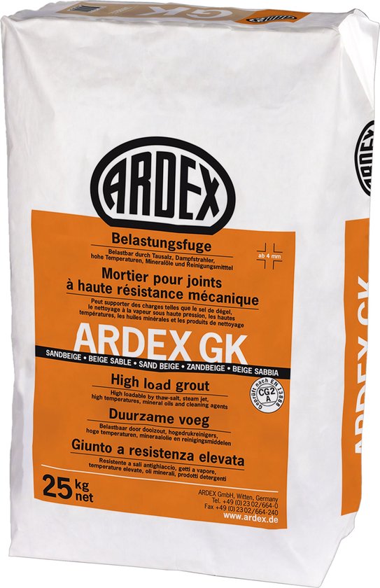 Ardex GK - duurzaam voegmiddel - zandbeige - 25 kg | bol.com