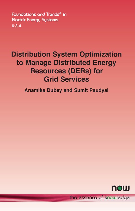 Foundations And Trends® In Electric Energy Systems Distribution System