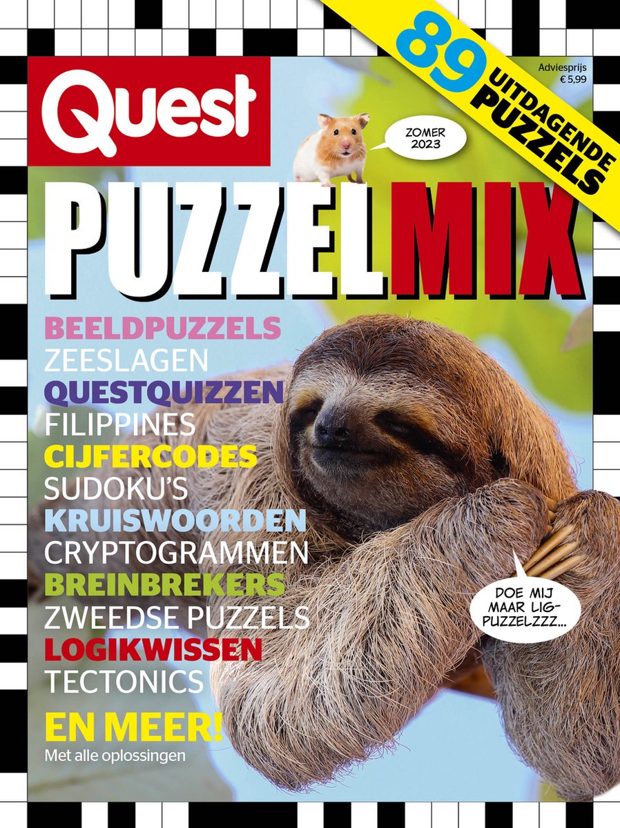 Quest Puzzelmix editie 3 2023 - tijdschrift | bol.com