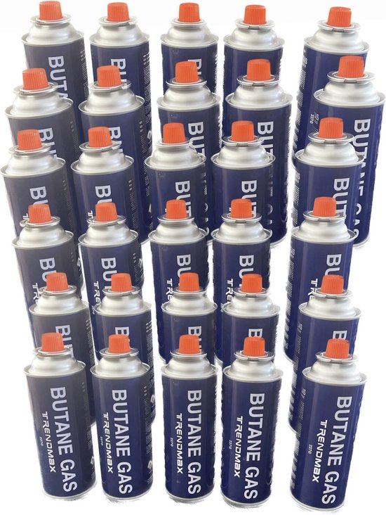 Butaan gasbussen - Butaan gasflessen - 30 stuks a 227 gram - Langdurig - Gasbus... | bol