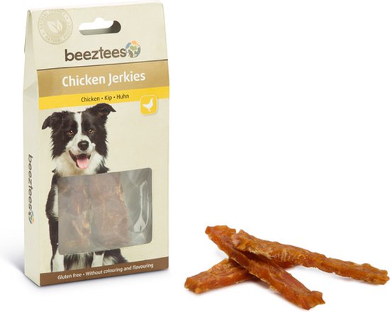 Beeztees hondensnack Chicken Jerkies 85 gram | bol.com