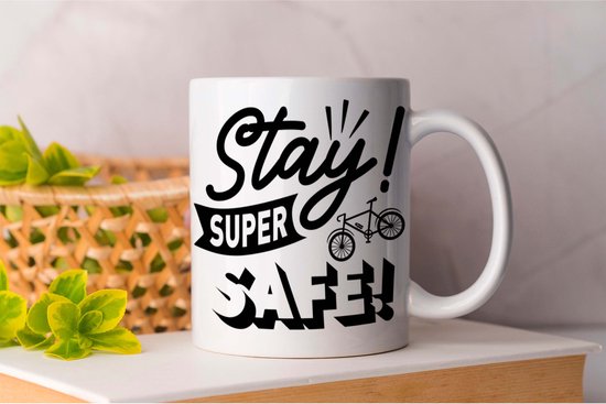 Mok Stay Super Safe - Motorfiets - Ride - Bike - I love Motorcycle ...