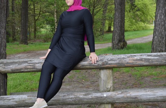 Marwa Burkini - Islamitisch zwempak - Bedekkende kleding badpak ...