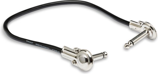 Hosa IRG-103, gitaar patch kabels, Low-profile met haakse jack pluggen ...