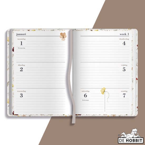 Hobbit Weekagenda Aquarel 2024 | bol