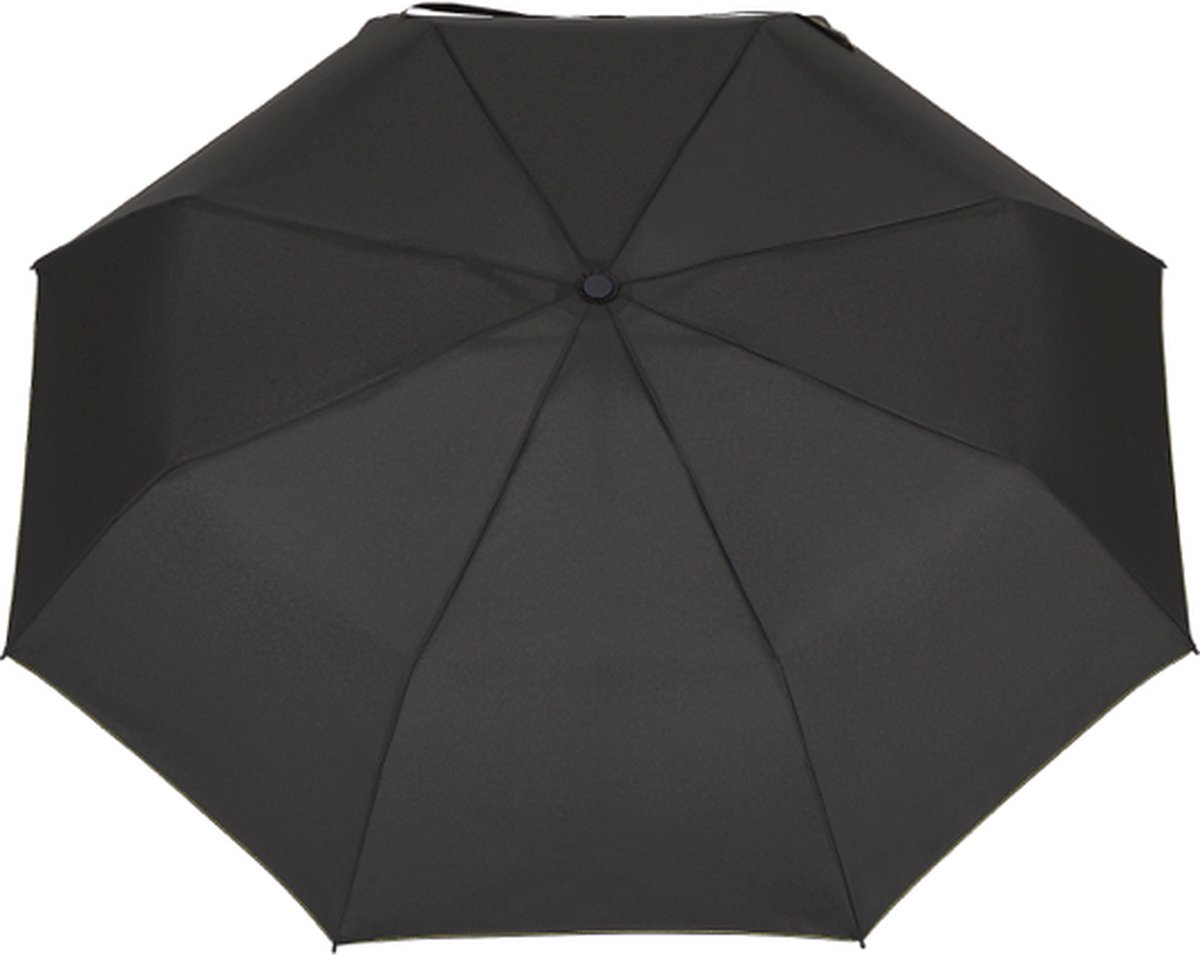 Fare Mini Style 5484 stormparaplu stormbestendige zakparaplu zwart wit ...