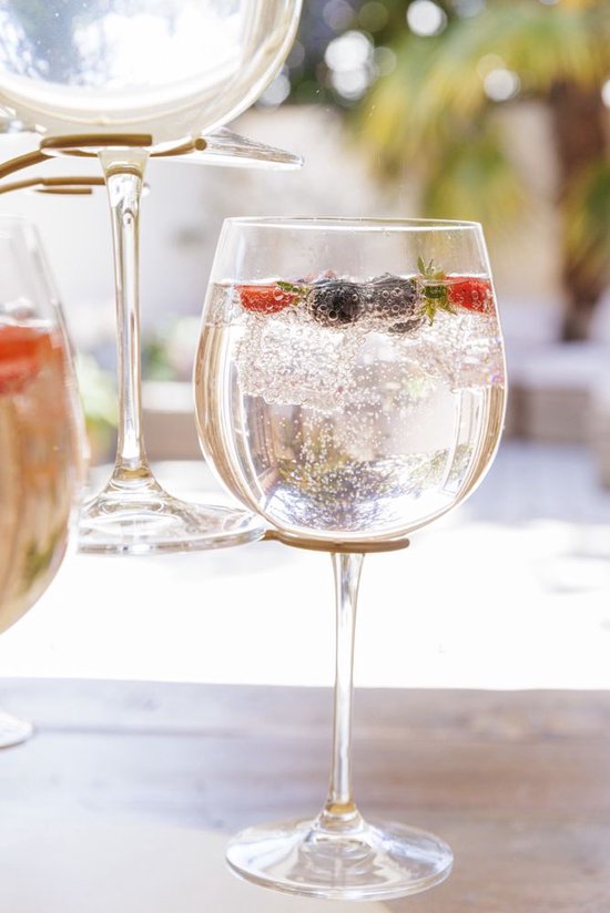 Artesà Cocktail Boom - voor 12 glazen - Goud | bol.com