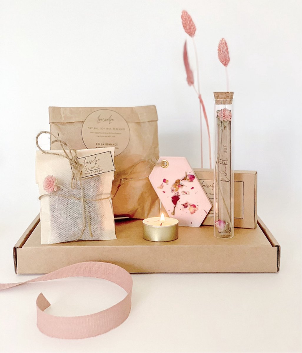 Bedankje voor juffen - brievenbusgeschenkdoos Mon Chéri - giftset - met ...