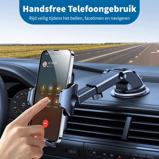 Telefoonhouders Auto met Stevige Zuignap - Voor Raam of Dashboard ...