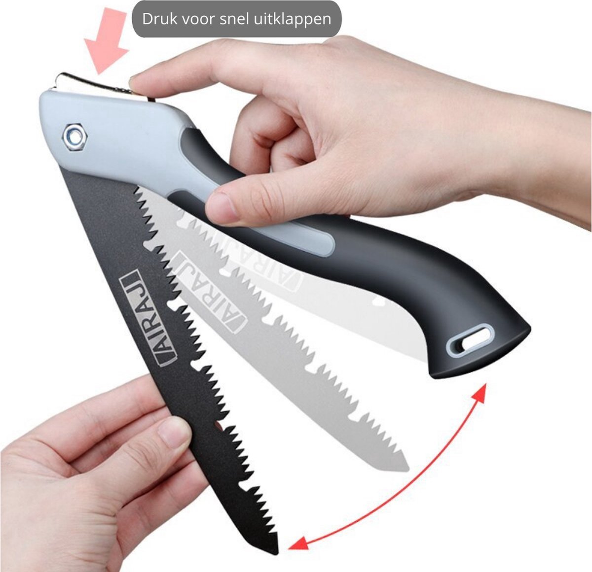 Scie pliante pour le Jardin - Scie pliante multifonctionnelle Airaj - Scie à main -... | bol.com