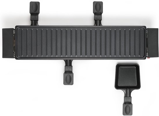 Gourmetstel voor 4 Personen met 4 Houten Spatels – 3 Pack ...