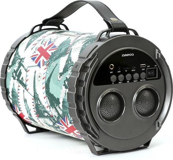bol.com | Omega Bluetooth Speaker - Bazooka 6,5 Bluetooth V2.1 [44163]