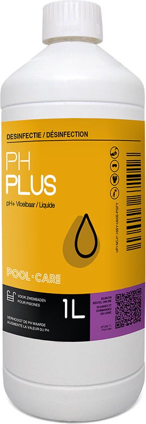 Pool-Care - pH plus - pH plus zwembad - pH+ - Natronloog - 1 l ...