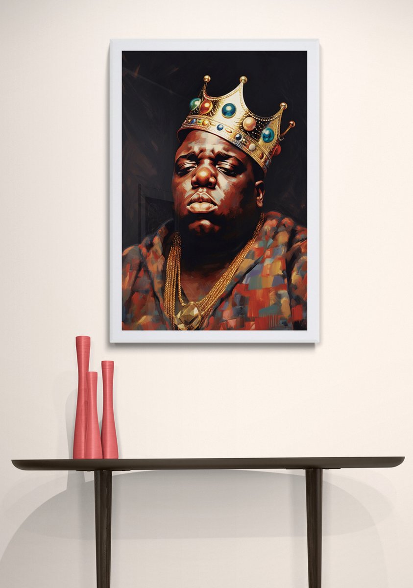Muziek Poster - Biggie Smalls - Abstract Poster - Rap Poster ...