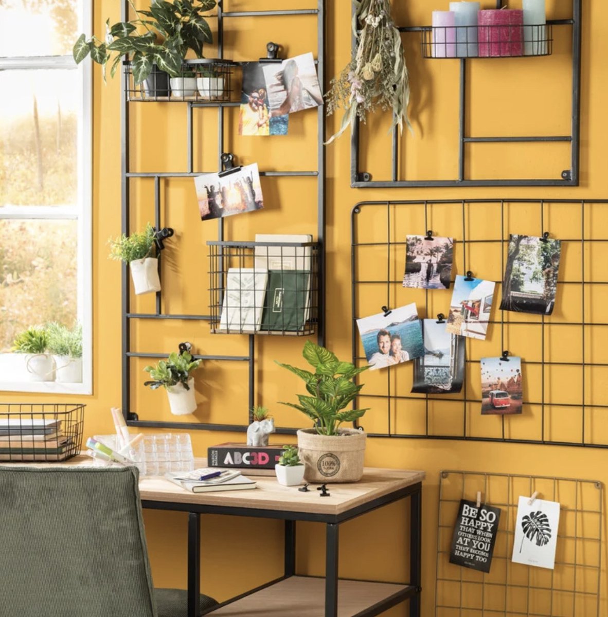 Wandrek XL, Fotorek, Memobord Met Clips - 90X55X3CM | bol.com