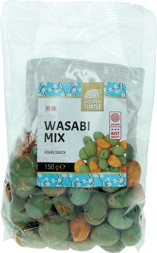 Golden Turtle Wasabi-mix 150 g | bol