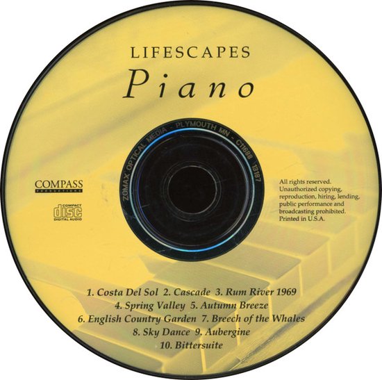 Relaxing Piano- Lifescapes - Cd Album , Rob Arthur | Muziek | bol