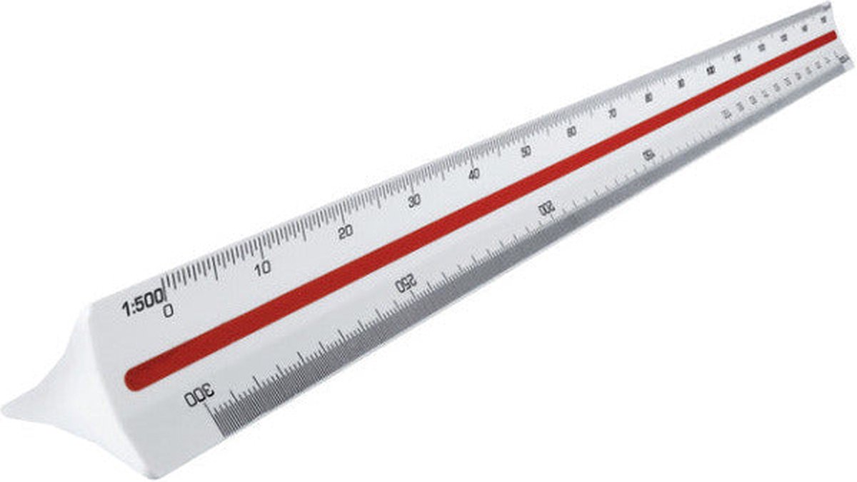 Schaalstok 1:500>1:2500 - in kunststof koker | bol.com