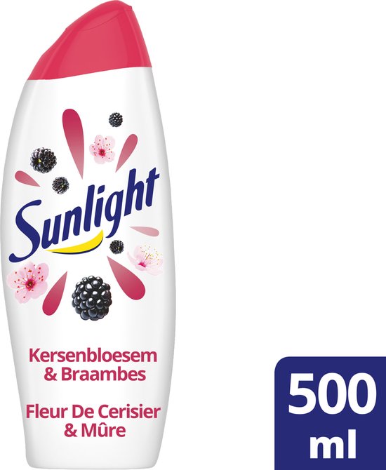 Sunlight - Gel Douche - Fleur de Cerisier & Mûre - 6 x 500 ml | bol.com