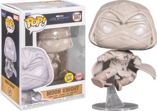 Funko Pop! Marvel: Moon Knight - Moon Knight Glow in the Dark Exclusive ...