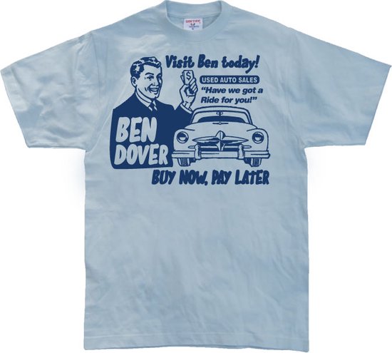 Ben Dover - Large - Blauw | bol.com